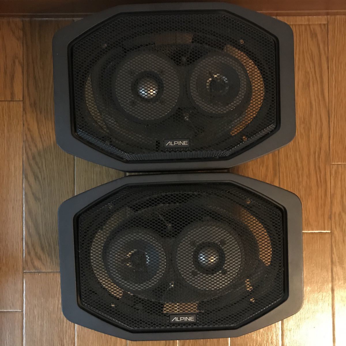 ALPINE アルパイン 6399 CODE 02 3-way スピーカー 左右セット 最高峰 銘機 ジャンク エッジ劣化(楕円タイプ)｜売買 ...