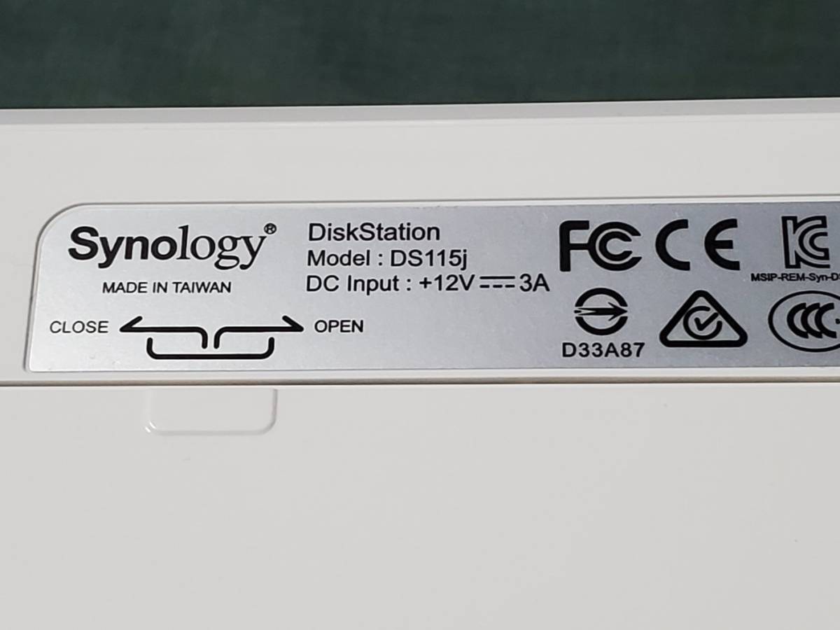 Synology DiskStation DS115j 多機能 1ベイオールインワンNASキット(NAS)｜売買されたオークション情報 ...
