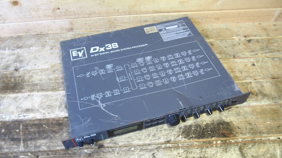 ElectroVoice EV エレクトロボイス DX38 24blt デジタルサウンドシステム プロセッサー 音響機材(クロスオーバー ...