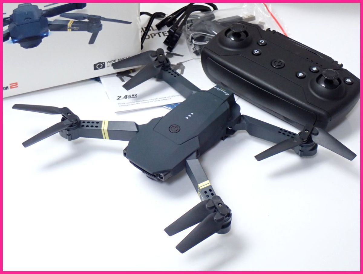 POCKET DRONE/ポケットドローン E58 Upgrade Version2 小型ドローン ブラック/外箱 リモコン等付属あり/ジャンク扱い#0000000231(ドローン本体)｜売買 ...