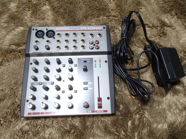 PHONIC フォニック アナログサウンドミキサー AM 240 2 Mic/Line 4 Stereo Input Compact ...