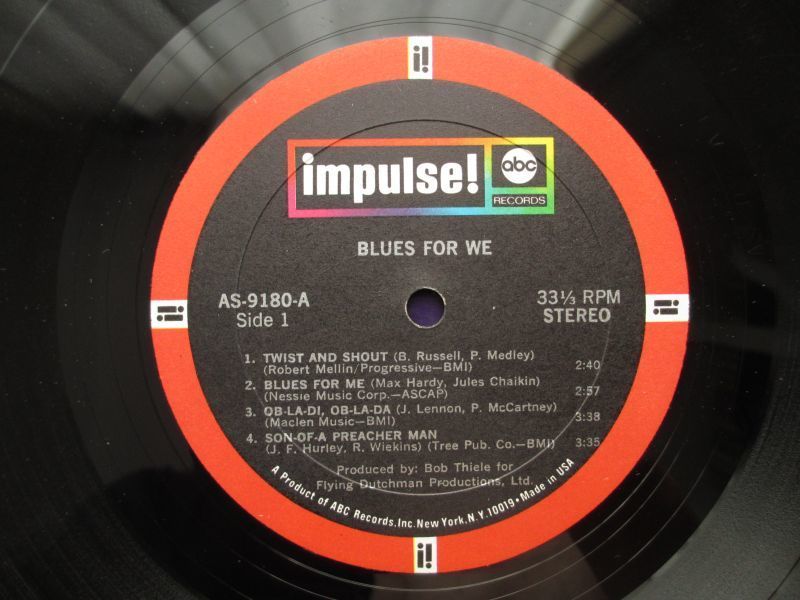 プロモ Mel Brown / メルブラウン / Blues For We / Impulse / A-9180 / US盤 / 赤黒ラベル / PROMO / オリジナル(ジャズ一般)｜売買 ...