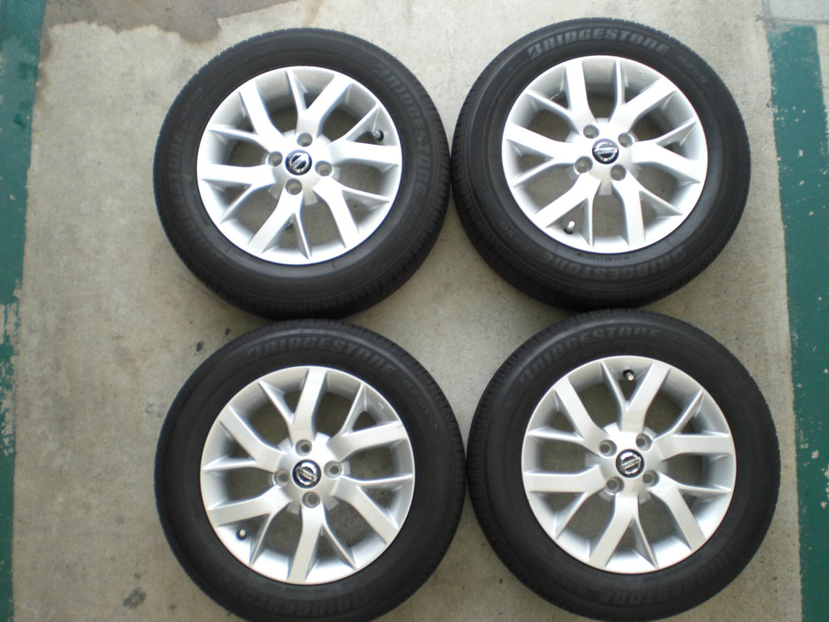 日産E12ノートe-power装着 純正ホイール＆タイヤ185/65R15(ラジアルタイヤ)｜売買されたオークション情報、yahooの商品情報をアーカイブ公開 - オークファン（aucfan.com）