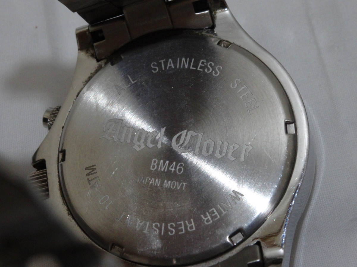 Angel Clover 腕時計 BM46 / BLACK MASTER CHRONOGRAPH / エンジェルクローバー / 1円スタート ...