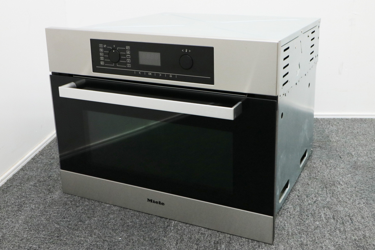 Miele ミーレ ビルトイン型電気オーブンレンジ H5040BM 43L 定価39万円 ガラストレイ付属 単相200V プロ用 厨房/店舗 ...