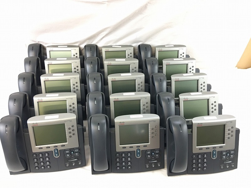 米軍放出品 Cisco/シスコ IP Phone 7962 IP電話機 ビジネスフォン 15台 160 JG23WK(ビジネスフォン)｜売買さ ...