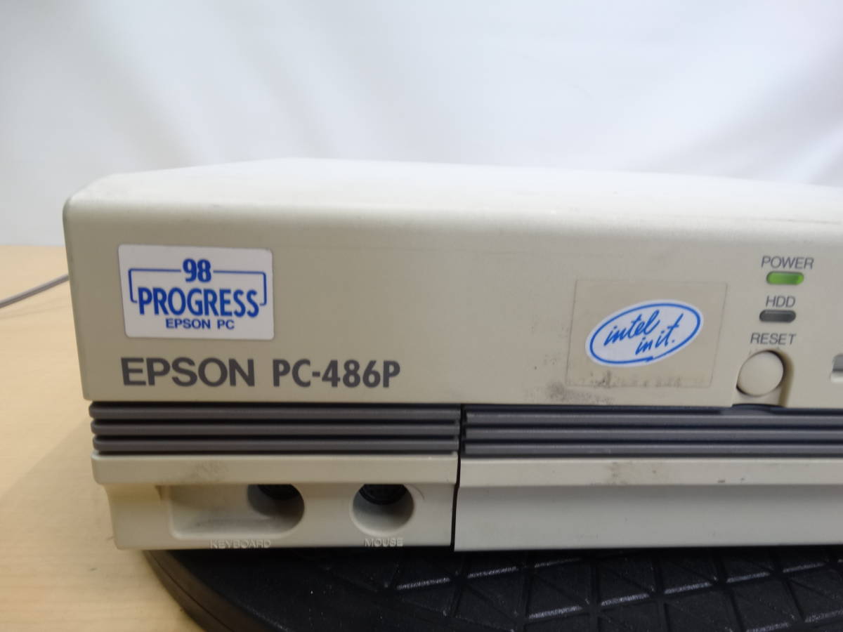 12081 EPSON PC-486P 通電確認済み(デスクトップ)｜売買されたオークション情報、yahooの商品情報をアーカイブ公開 ...