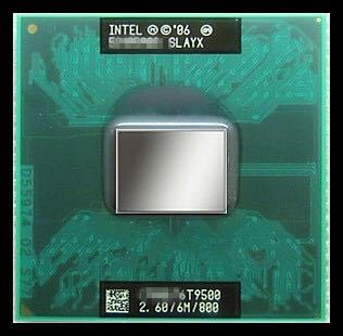 CPU Intel T9500 保証あり グリス付 インテル Core2 Duo Mobile 2.6GHz 動作確認 ＃2(Core2 ...