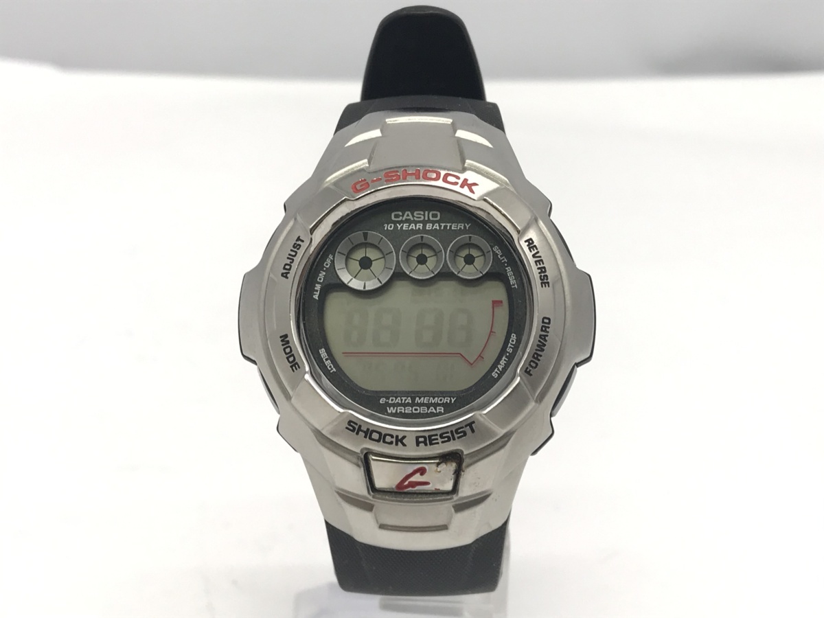 CASIO G-SHOCk 2821 G-7100 レジスト TOUGHBATTERY10 メンズ デジタル 腕時計 ブラック系 ジャンク ...