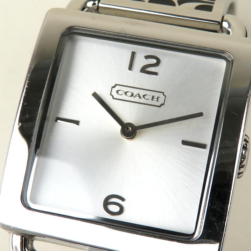 1円 コーチ バングルウォッチ シグネチャー CA.68.7.14.0687 クオーツ SS シルバー文字盤 レディース 腕時計 COACH(コーチ)｜売買されたオークション情報、yahooの ...