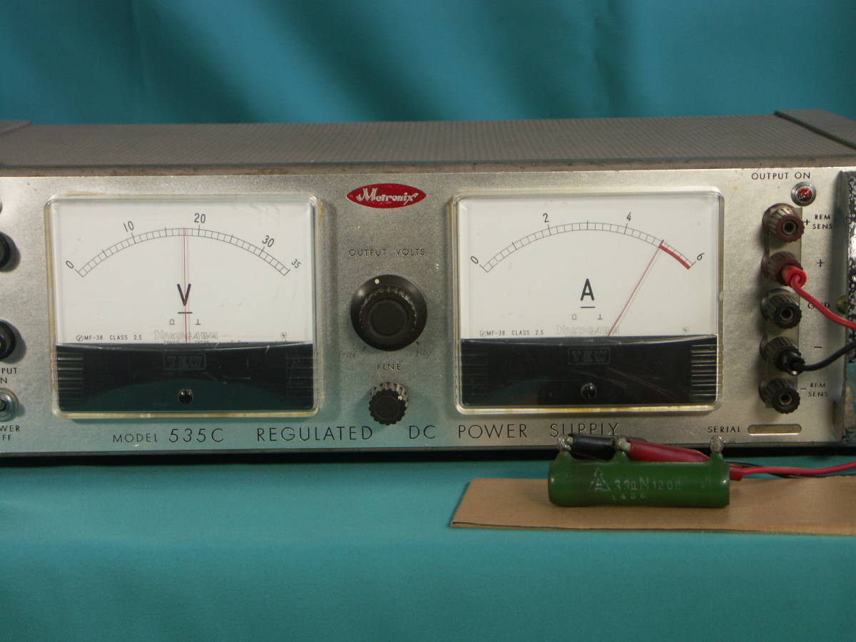 Metronix 535C 5A 35V 可変安定化直流電源 120mm大型メーター 標準ラック仕様(その他)｜売買されたオークション情報 ...