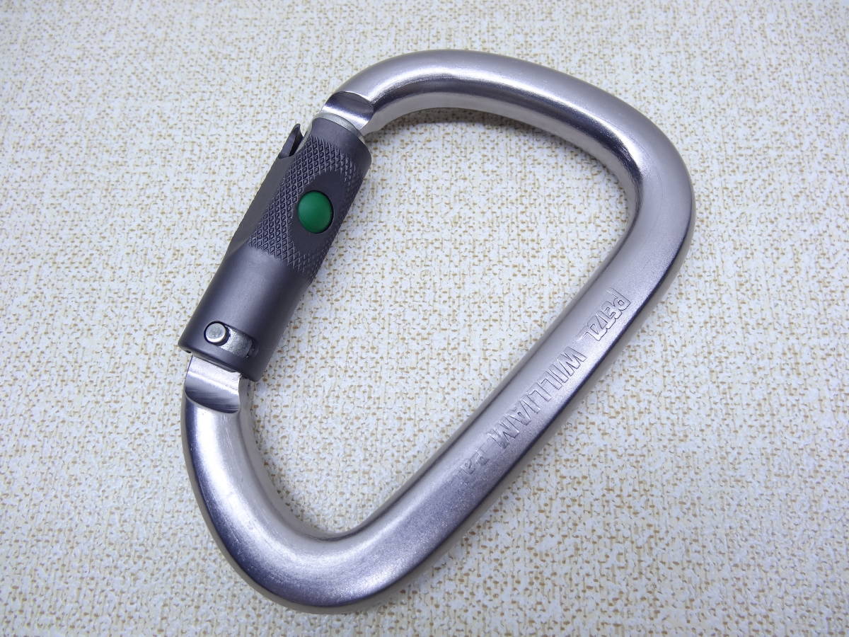 y2380 カラビナ PETZL WILLIAM PAT CE0082(ロッククライミング)｜売買されたオークション情報、yahooの商品情報 ...