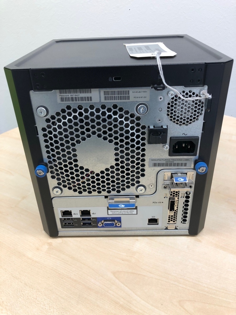 品 ProLiant MicroServer Gen8 E3-1220L／8GB／2TB ×4本／PS×1(HP、コンパック)｜売買された ...