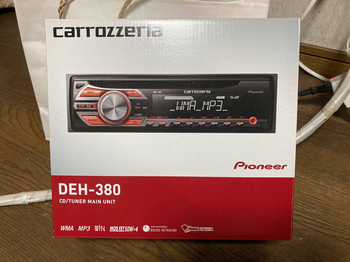 カロッツェリア carrozzeria DEH-380 CD/TUNER MAIN UNIT 1DIN 箱 取扱説明書 配線付 / /稼働品 ...