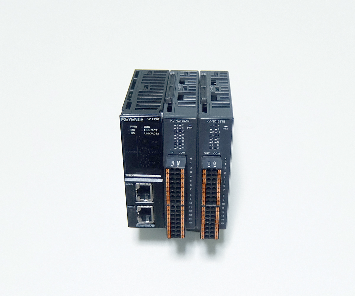KEYENCE KV-EP02 KV-NC16EXE KV-NC16ETE EtherNet/IP 対応通信ユニット 拡張ユニット キーエンス ...