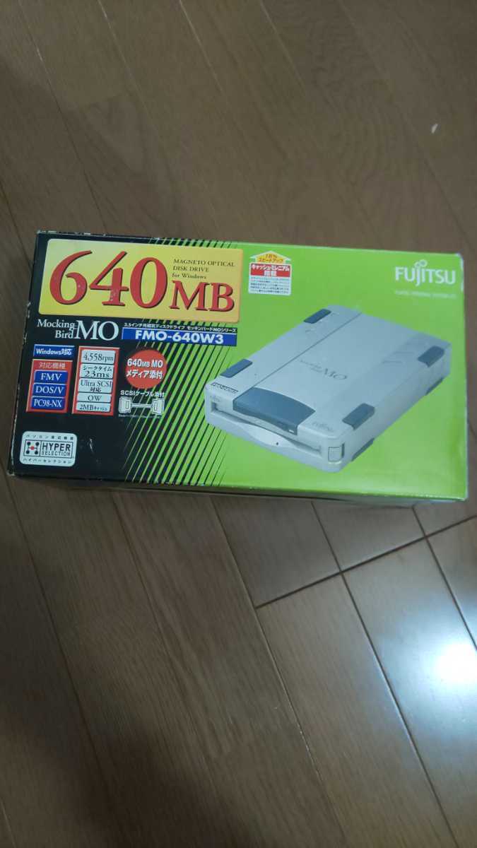 FUJITSU MOドライブ SCSIタイプ FMO-640W3 ジャンク扱い品(640MB)｜売買されたオークション情報、yahooの商品 ...
