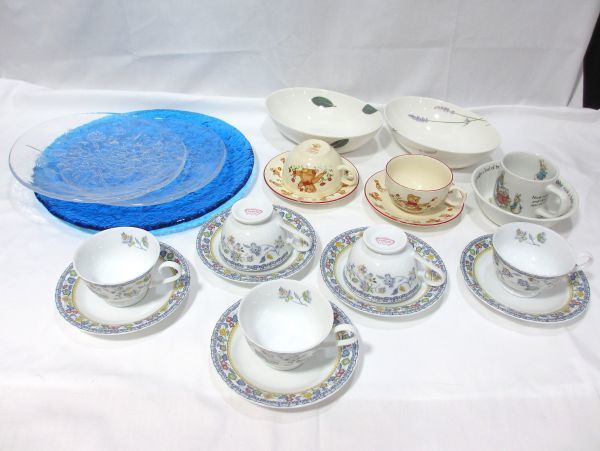 1000円スタート ティーセット WEDGWOOD/KOSTA BODA/LA AMYS/LAURA/MASON'S/NARUMI/カップ ...