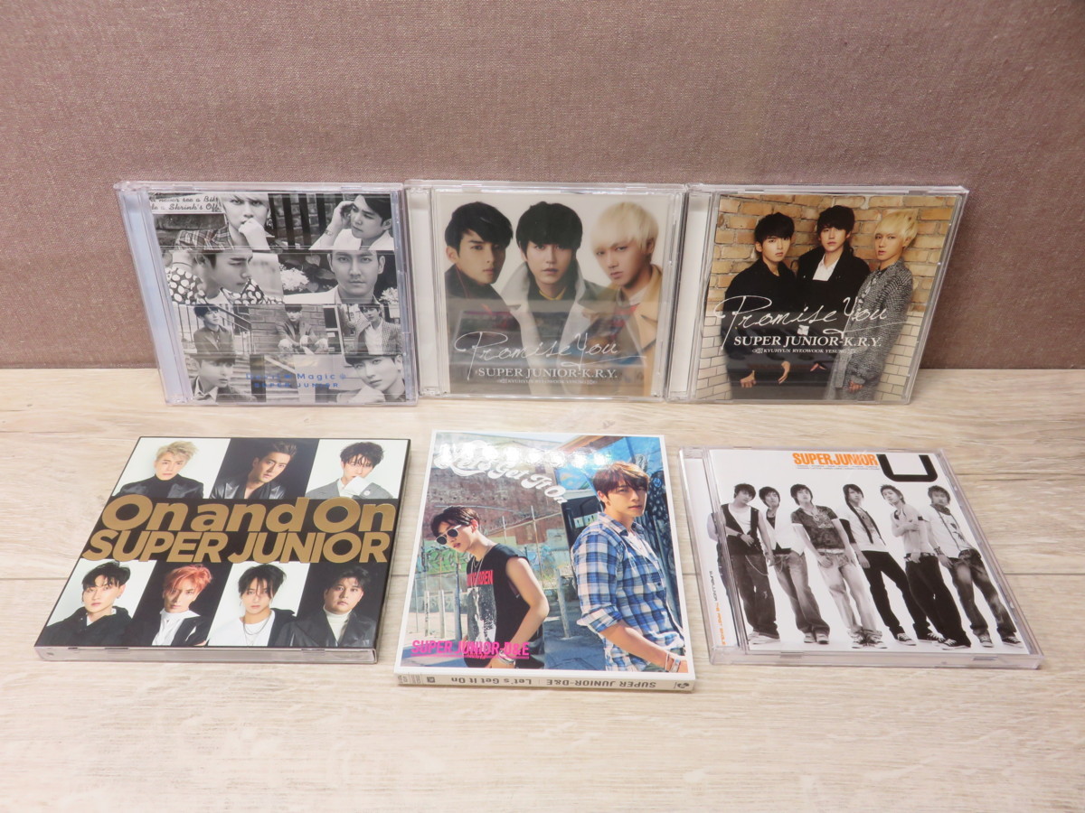 SUPER JUNIOR CD6点セット/Onand On/Devil Magic/Promise You/Let's Get It On/他(その他)｜売買されたオークション情報、yahoo ...