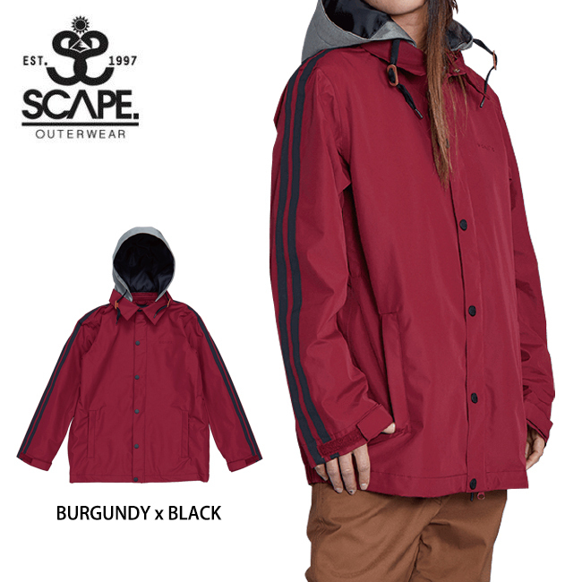 1円 SNB/20 SCAPE/エスケープ Women's LINE COACH /BURxBLK/M/ジャケット レディース(トップス、ジャケット)｜売買されたオークション情報、yahooの ...