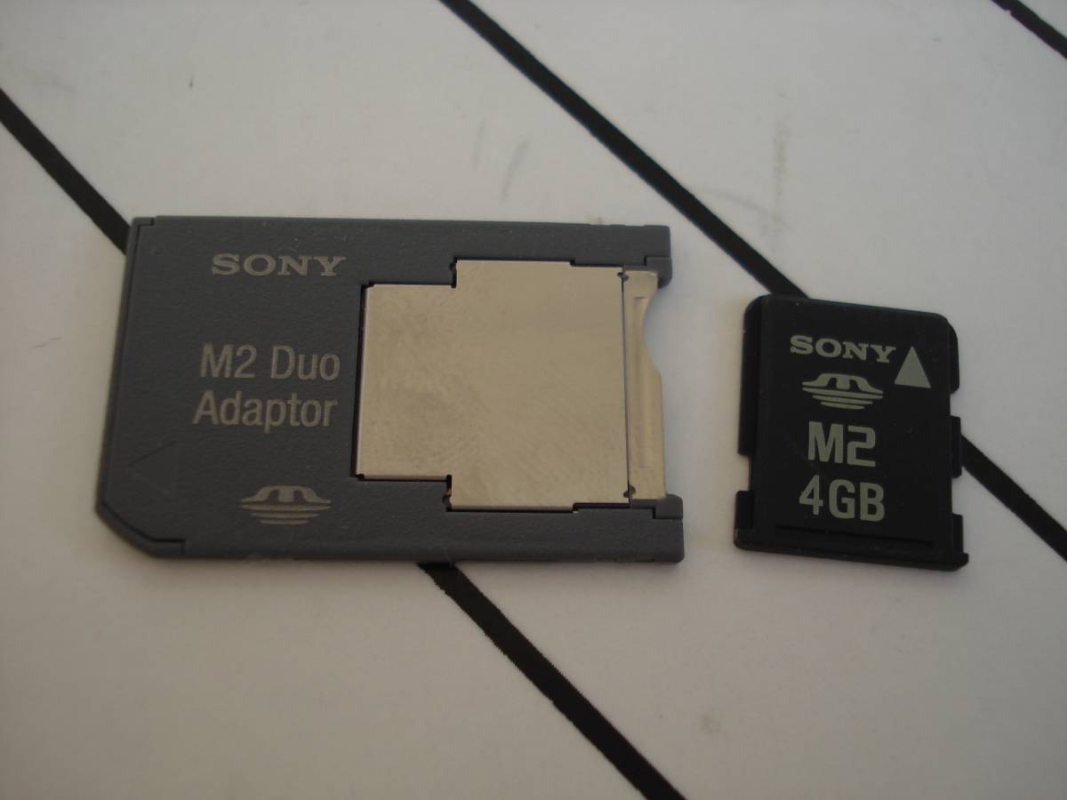 J SONY M2 4GB + PRO Duo変換アダプター 送料84円(メモリースティック Duo)｜売買されたオークション情報、yahoo ...