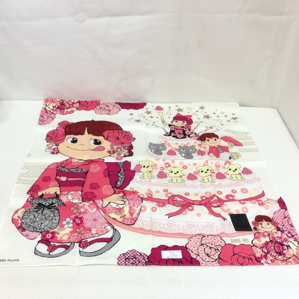 ANNA SUI×Peko アナスイ×ぺこちゃん コラボ ハンカチ 2020年 FUJIYA クリックポスト可(アナスイ)｜売買された ...