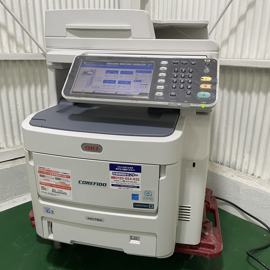 動作良好 沖データ/OKI MC780 カラー複合機 領収書発行可能(その他)｜売買されたオークション情報、yahooの商品情報をアーカイブ ...