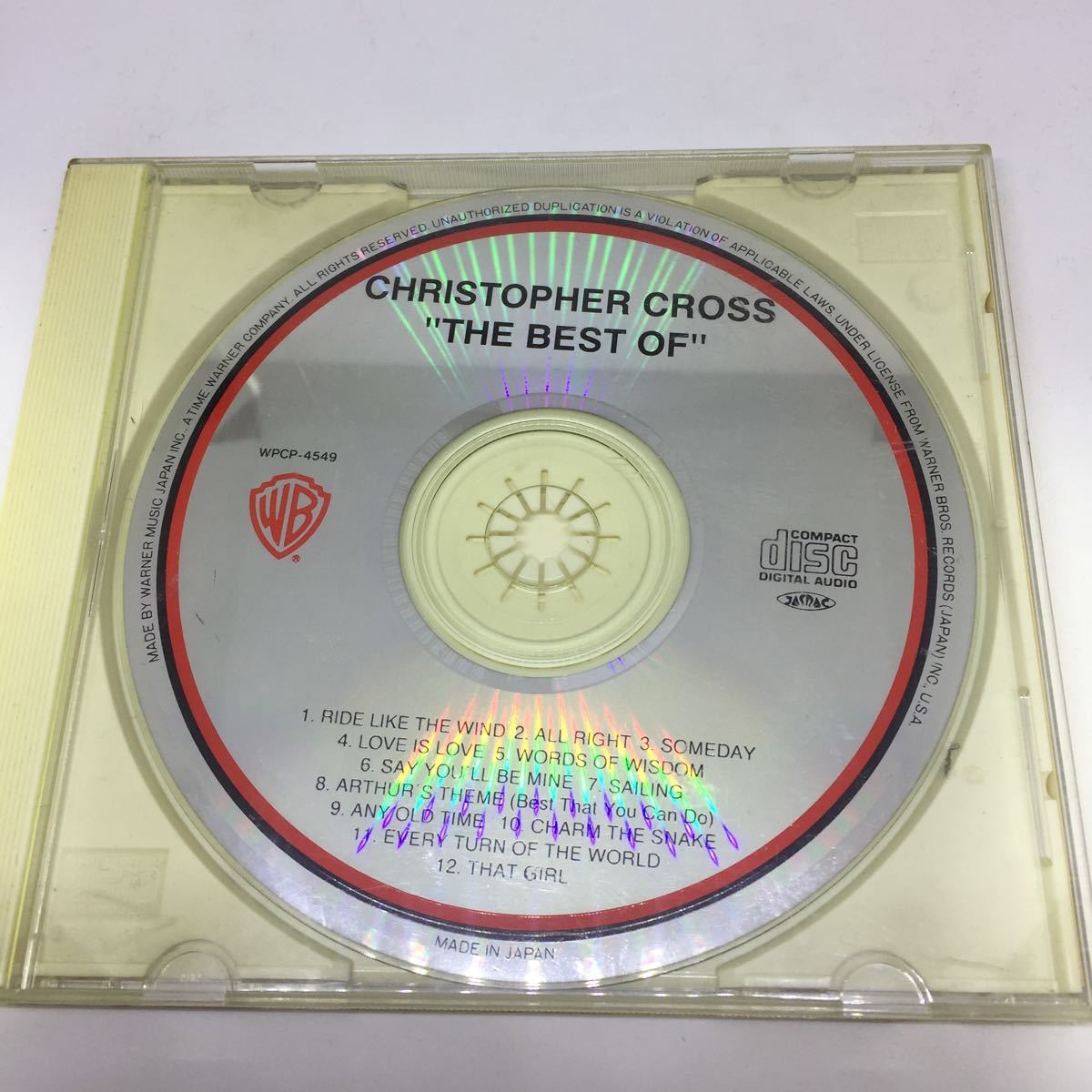 クリストファー クロス ／ ベスト オブ クリストファー クロス WPCP-4549 ／ CD(C)｜売買されたオークション情報、yahooの商品情報をアーカイブ公開 - オークファン ...