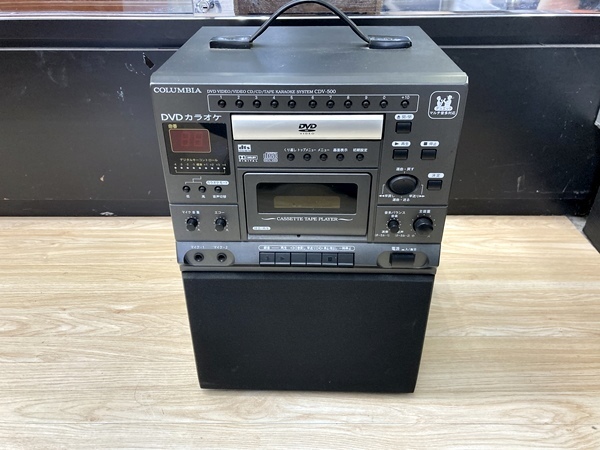 COLUMBIA コロンビア DVDカラオケ CDV-500 CD カセットテープ オーディオ機器(カラオケ機器)｜売買されたオークション情報 ...