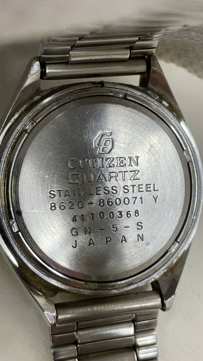 CITIZEN シチズン 8620-860071 クオーツ メンズ腕時計 男性用 日本製 動作未確認(その他)｜売買されたオークション情報 ...