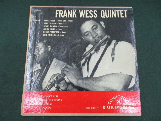 7 inch EP FRANK WESS / QUINTET COMMODORE CEP-85(ジャズ一般)｜売買されたオークション情報 ...