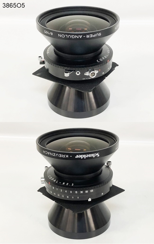 シャッターOK Schneider-KREUZNACH シュナイダー SUPER-ANGULON 8/165 COPAL-NO.3 大判 ...