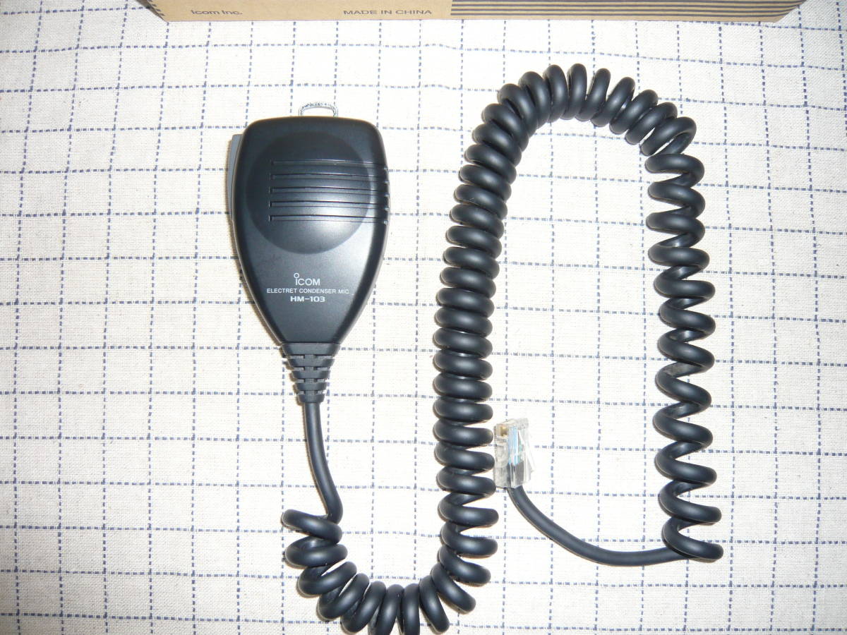 ICOM アイコム HM-103 ハンドマイク モジュラー(アクセサリ)｜売買されたオークション情報、yahooの商品情報をアーカイブ公開 ...