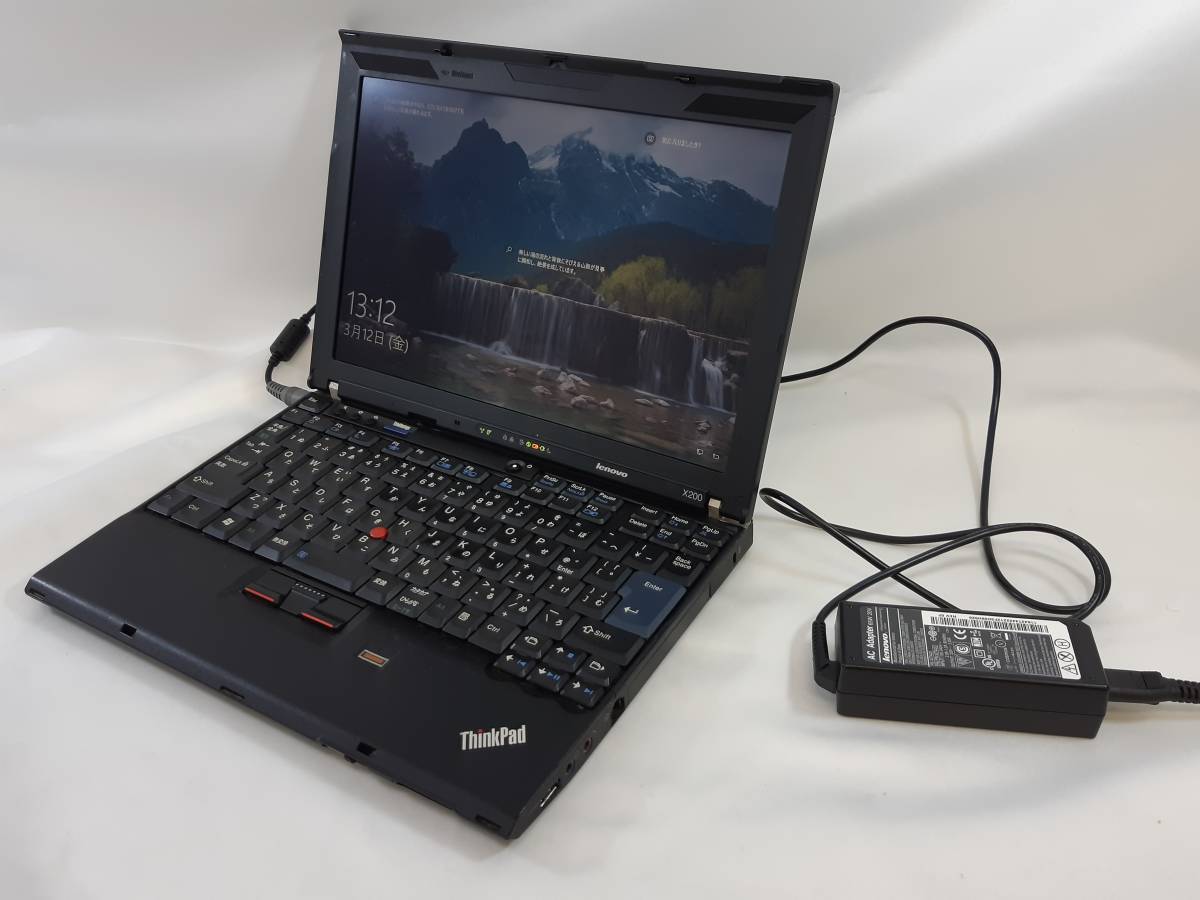 LENOVO THINKPAD X200 7454-A22 Core2Duo P8600 2.26GHz メモリ8GB HDD230G ...
