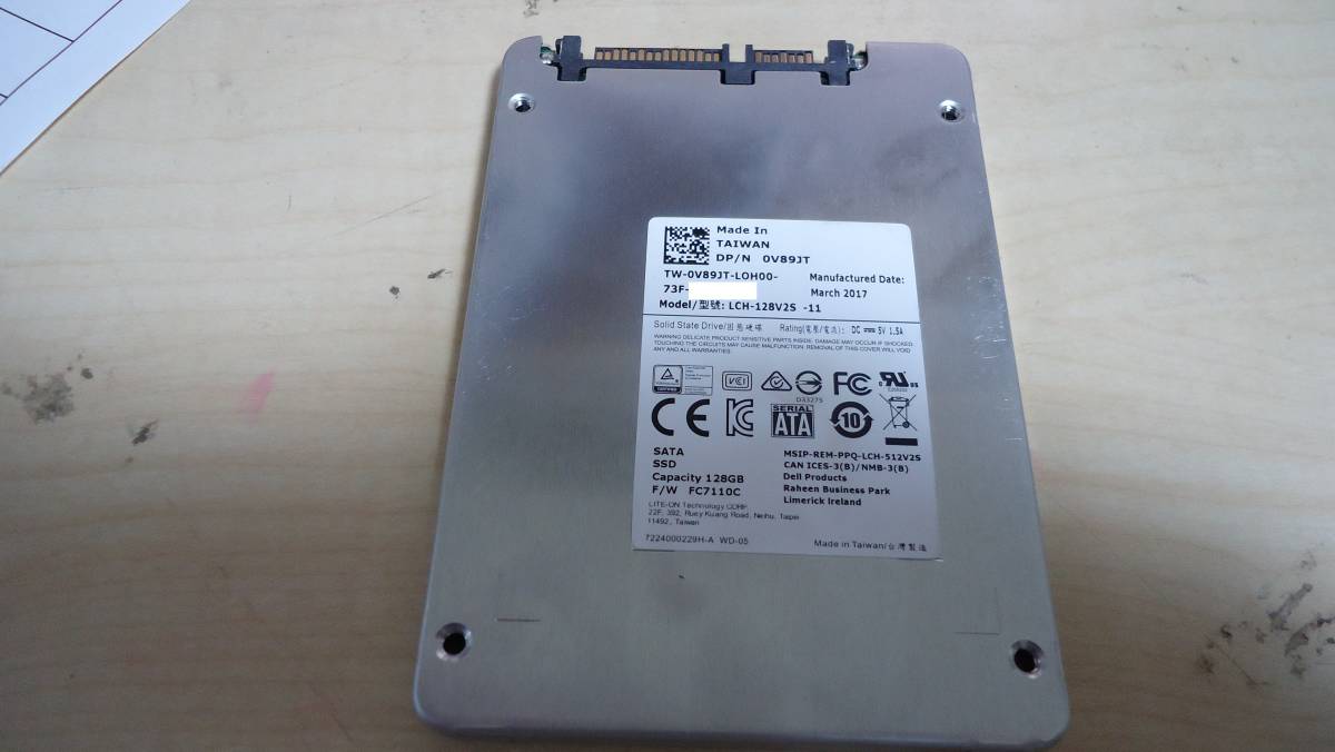 1円 スタートLITE-ON SSD SATA 128GB LCH-128V2S-11 2.5インチ 7MM(128GB～)｜売買された ...