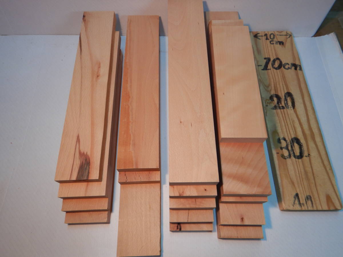 木っ端クラブ ブナ板 厚約20 21mm 幅約60 70mm前後 2面プレーナーのみ B164(ブナ)｜売買されたオークション情報、yahooの商品情報をアーカイブ公開 - オークファン ...