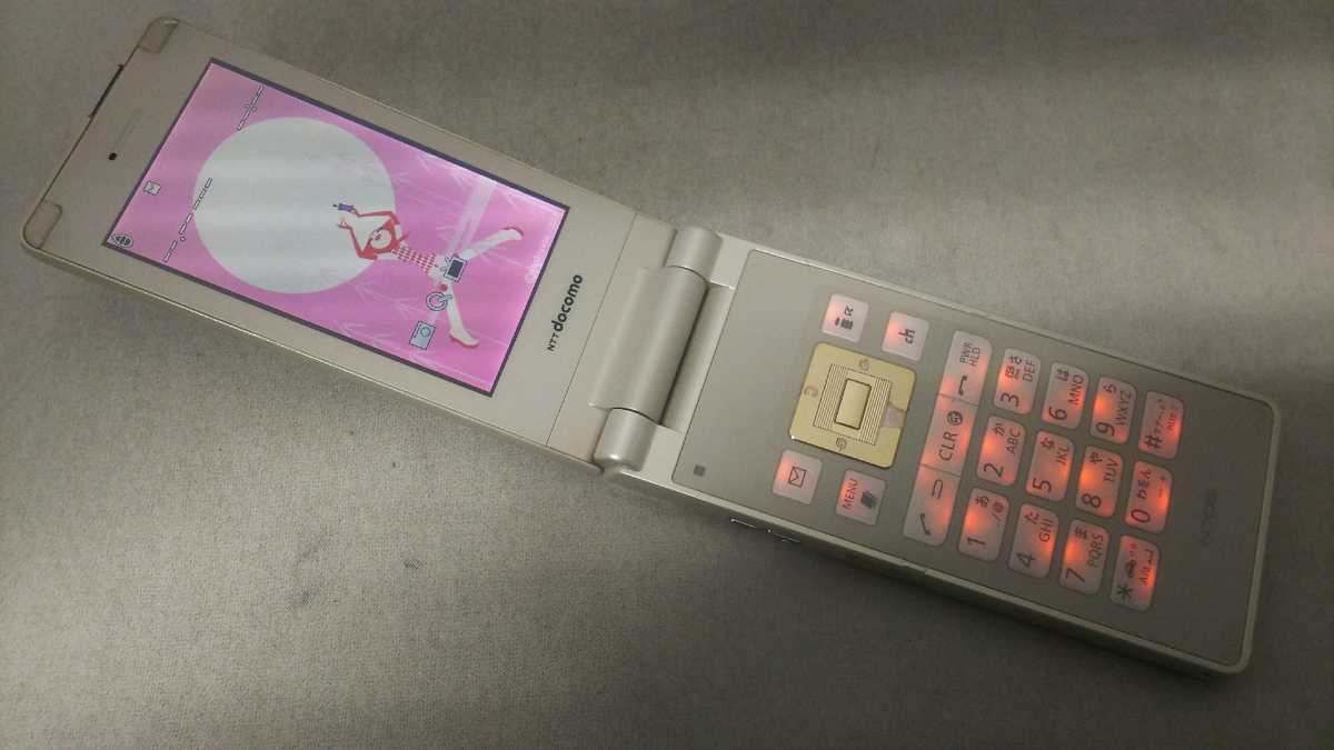 docomo FOMA N706i ＃DG1580 NEC 日本電気 ガラケー ケータイ 簡易動作確認&簡易清掃＆初期化OK 判定(携帯電話 ...