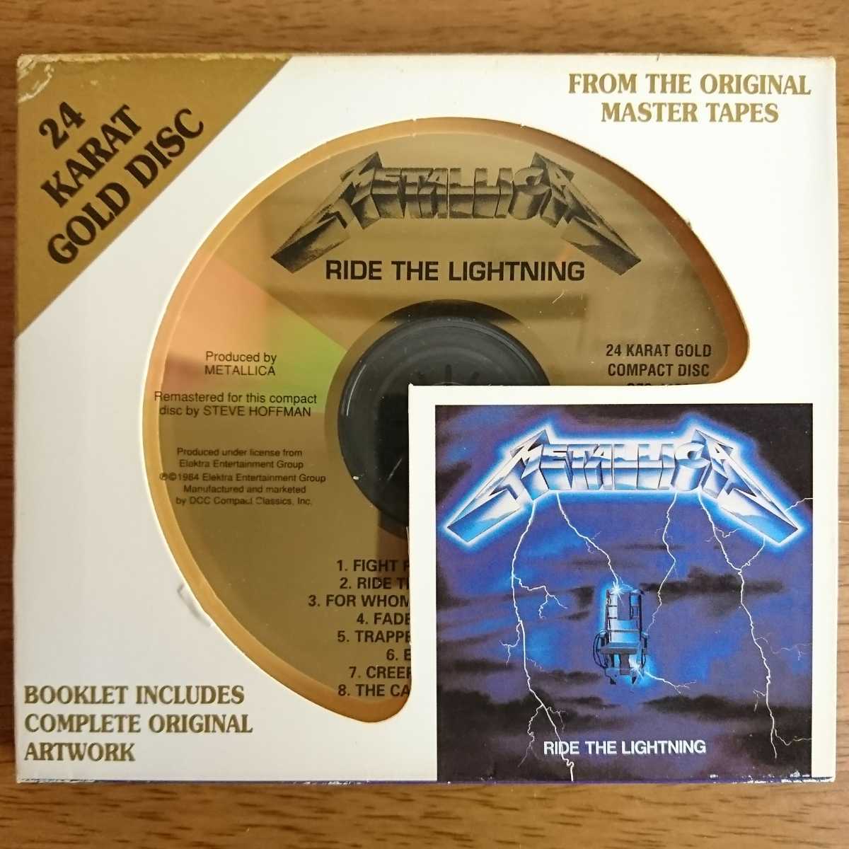 ハガキ付 DCC 24K GOLD CD METALLICA / RIDE THE LIGHTNING メタリカ/ライド ザ ライトニング ...