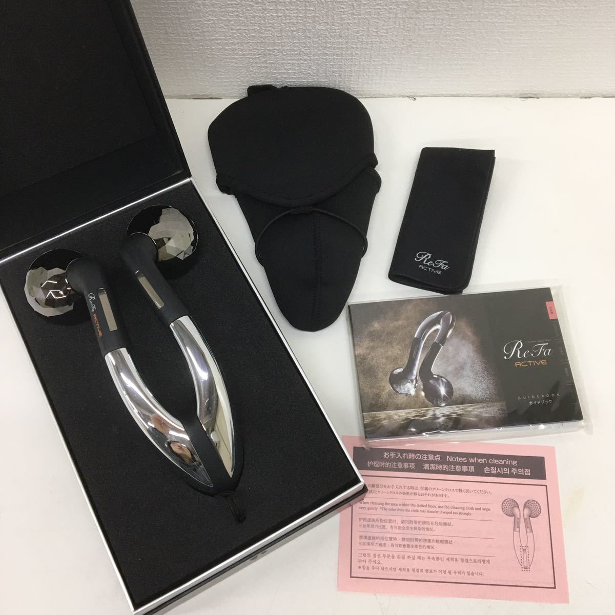 エステデモ機 正規品 MTG ReFa ACTIVE リファ アクティブ ボディーマッサージ 美顔ローラー お家エステ R21041208(美顔ローラー)｜売買されたオークション情報 ...