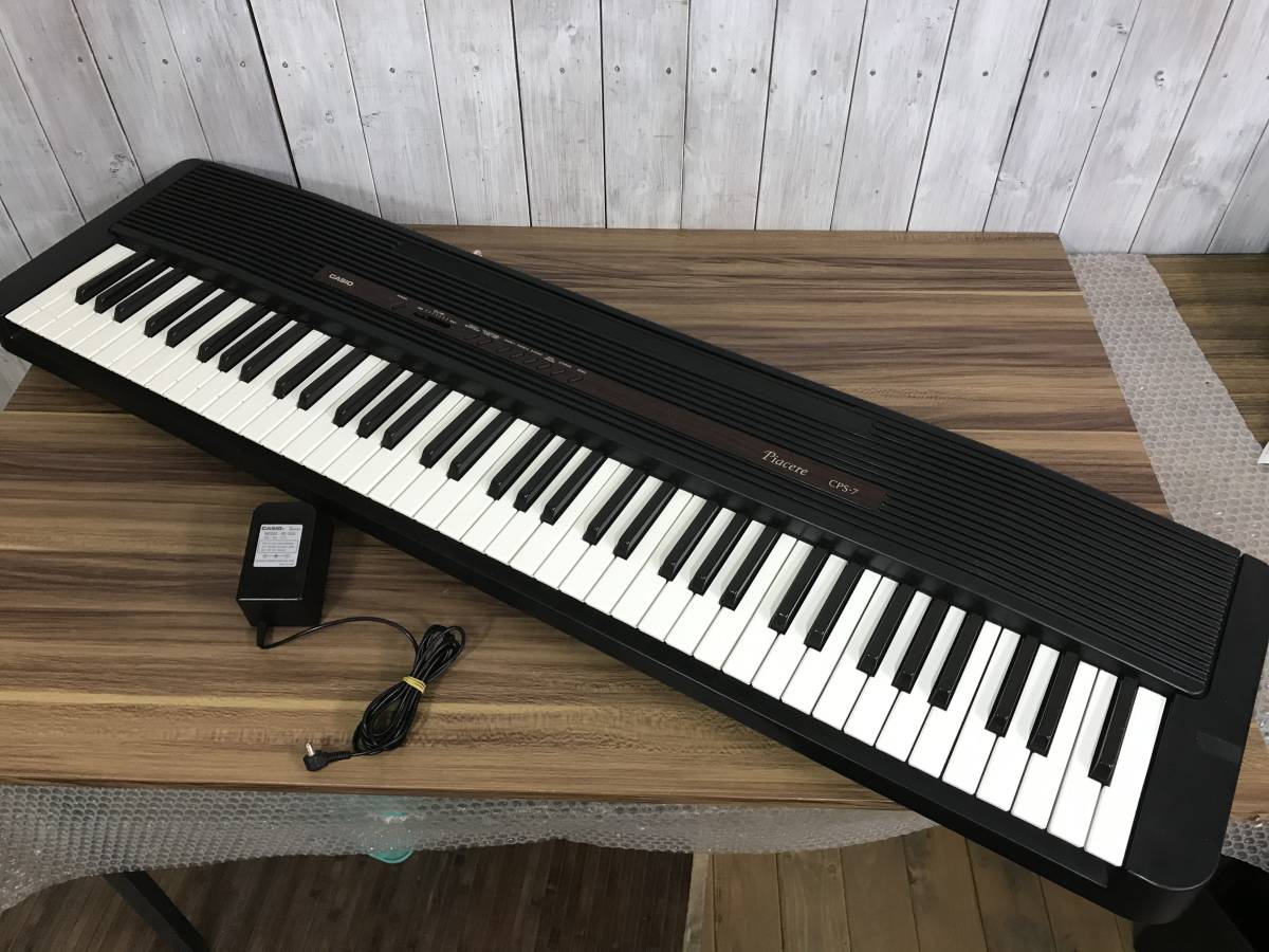 IH-0108 品 CASIO カシオ 電子ピアノ Piacere CPS-7 ピアチェーレ 電子キーボード 76鍵(カシオ)｜売買された ...