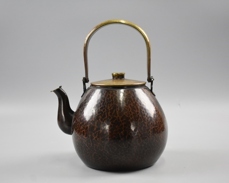 金正堂 造 鎚起銅 銅瓶 薬缶 水注 煎茶道具 細密細工 古美術品 d298(その他)｜売買されたオークション情報、yahooの商品情報をアーカイブ公開 - オークファン（aucfan.com）