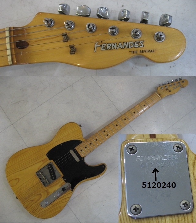 管理FNG-T1 Fernandes Revival series フェルナンデス リバイバル テレキャスター タイプ エレキギター ...