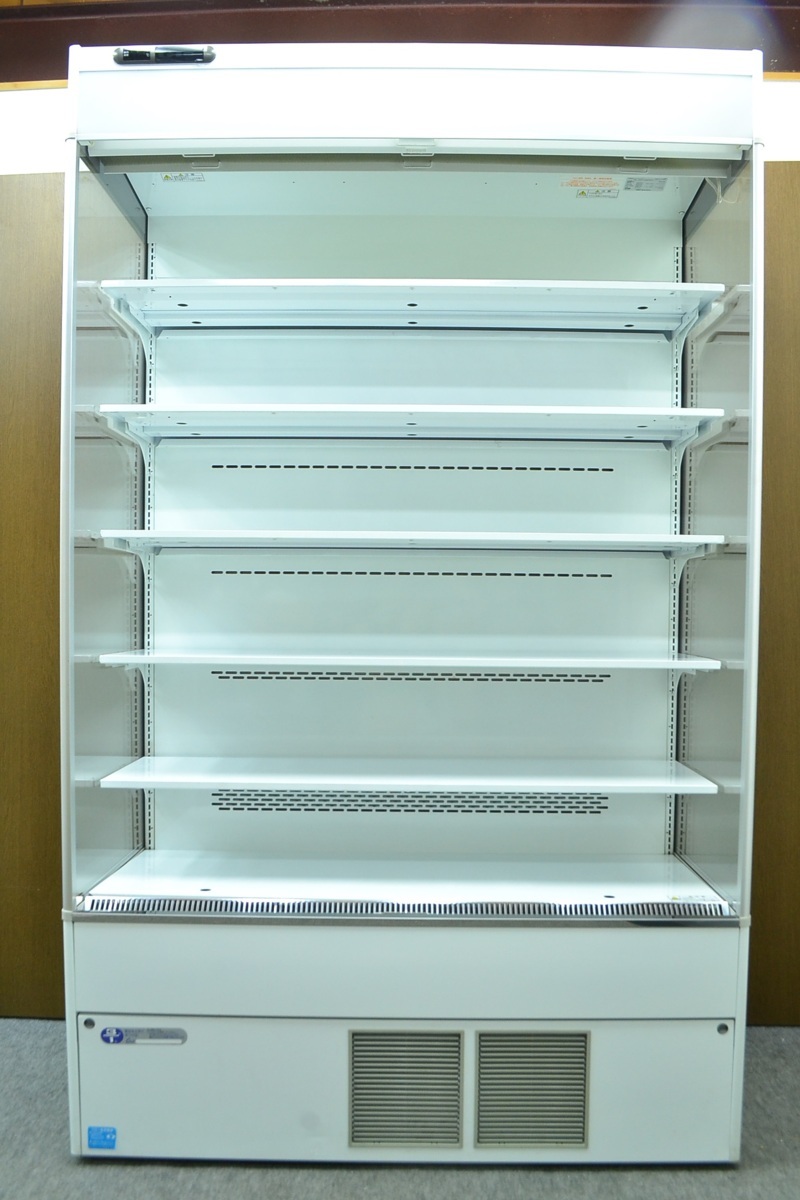 F243 FUKUSHIMA フクシマ 冷蔵用ショーケース MCU-44BKSOR 単相 100V オープン多段冷蔵ショーケース(フクシマ ...