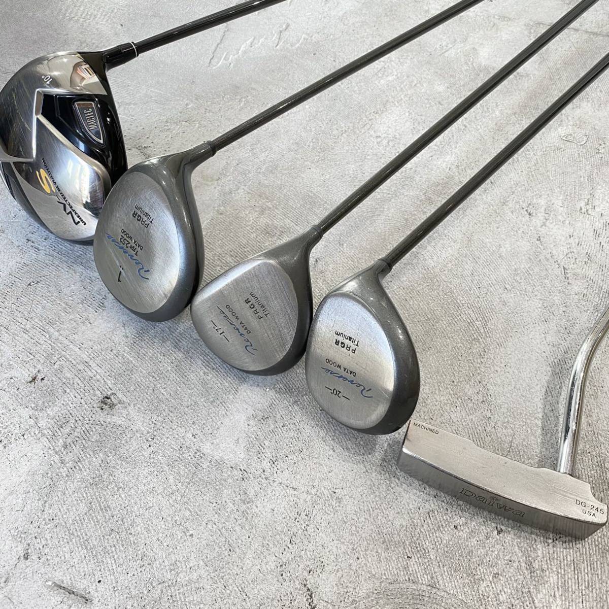 MACTEC NV-S マグレガー PRGR Reverse Type 252 DATA WOOD プロギア YONEX REX KING ヨネックス TEAM Daiwa ダイワ ...