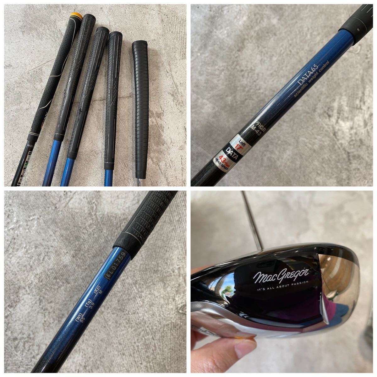 MACTEC NV-S マグレガー PRGR Reverse Type 252 DATA WOOD プロギア YONEX REX KING ヨネックス TEAM Daiwa ダイワ ...