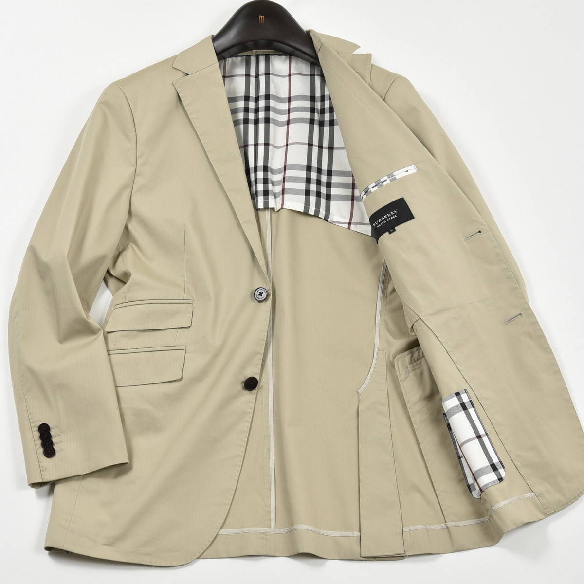 ｜BURBERRY BLACK LABEL バーバリー ブラックレーベル｜テーラードジャケット シャドウストライプ ベージュ Mサイズ D13(Mサイズ)｜売買されたオークション情報 ...
