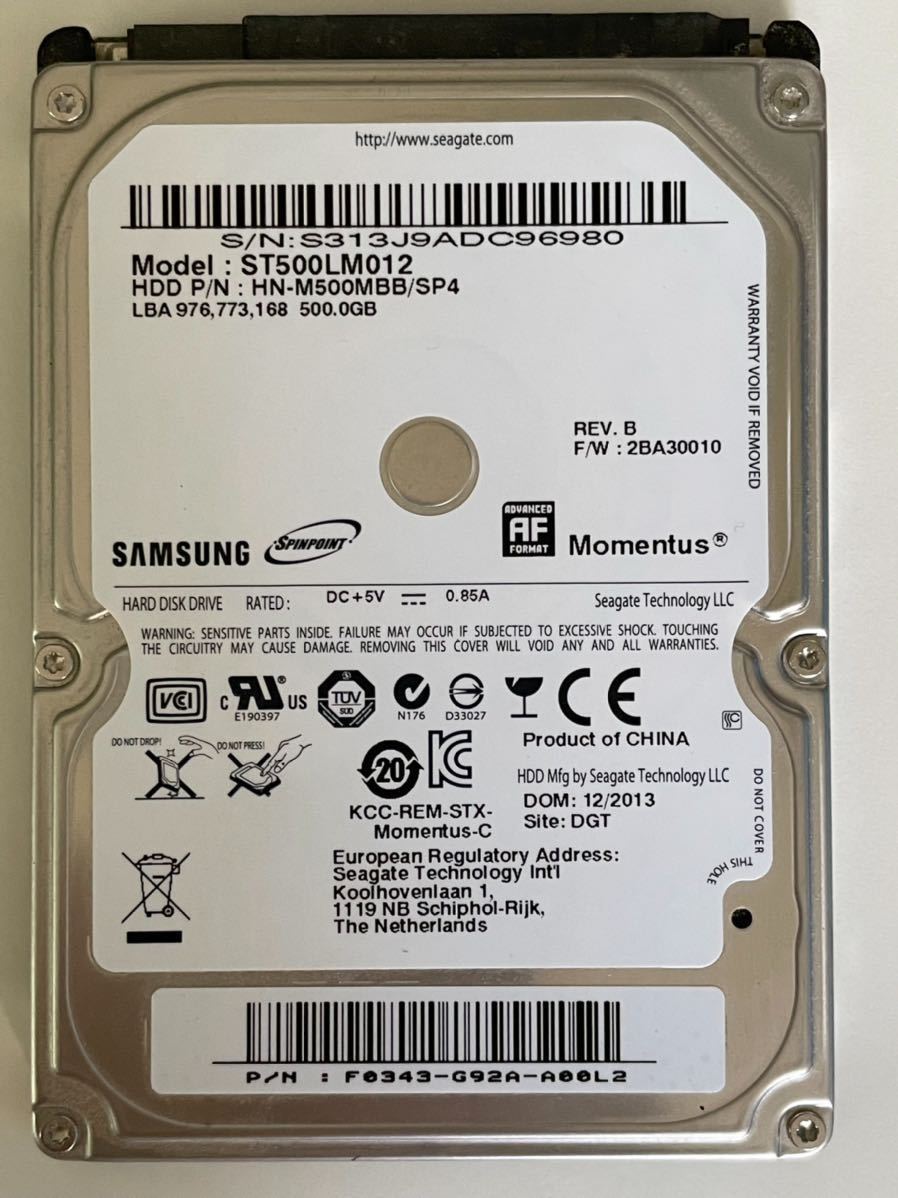 2.5インチ 容量500GB HDD(500GB～)｜売買されたオークション情報、yahooの商品情報をアーカイブ公開 - オークファン ...