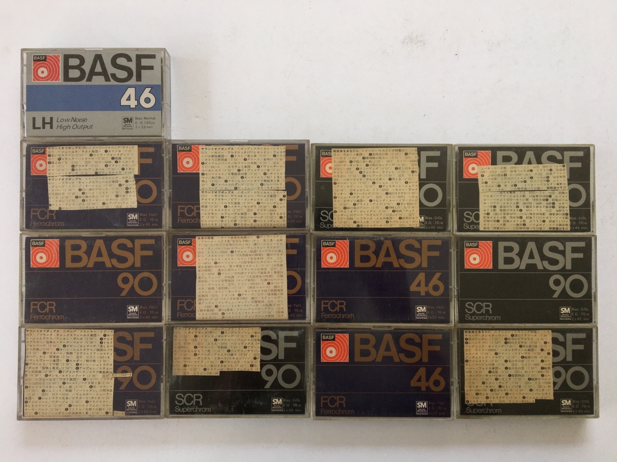 カセットテープ BASF FCR90 / 46 SCR90 13本セット まとめ売り 使用済み(記録媒体)｜売買されたオークション情報、yahooの商品情報をアーカイブ公開 - オークファン ...
