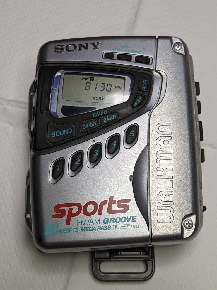 SONY SPORTS walkman WM-FS1 動作品｜再生専用