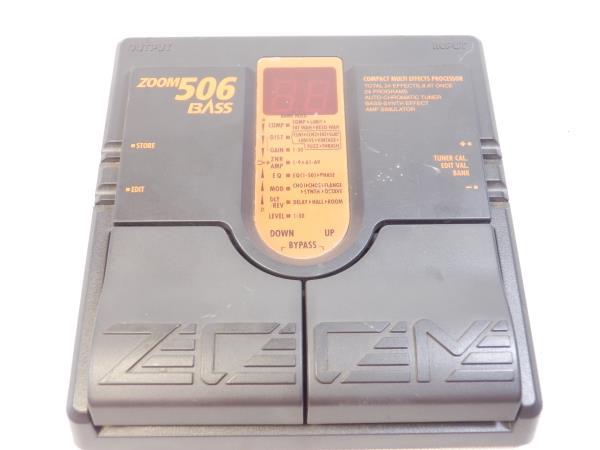 ZOOM 506 BASS マルチエフェクター ズーム エレキベースギター(マルチエフェクター)｜売買されたオークション情報、yahooの商品 ...