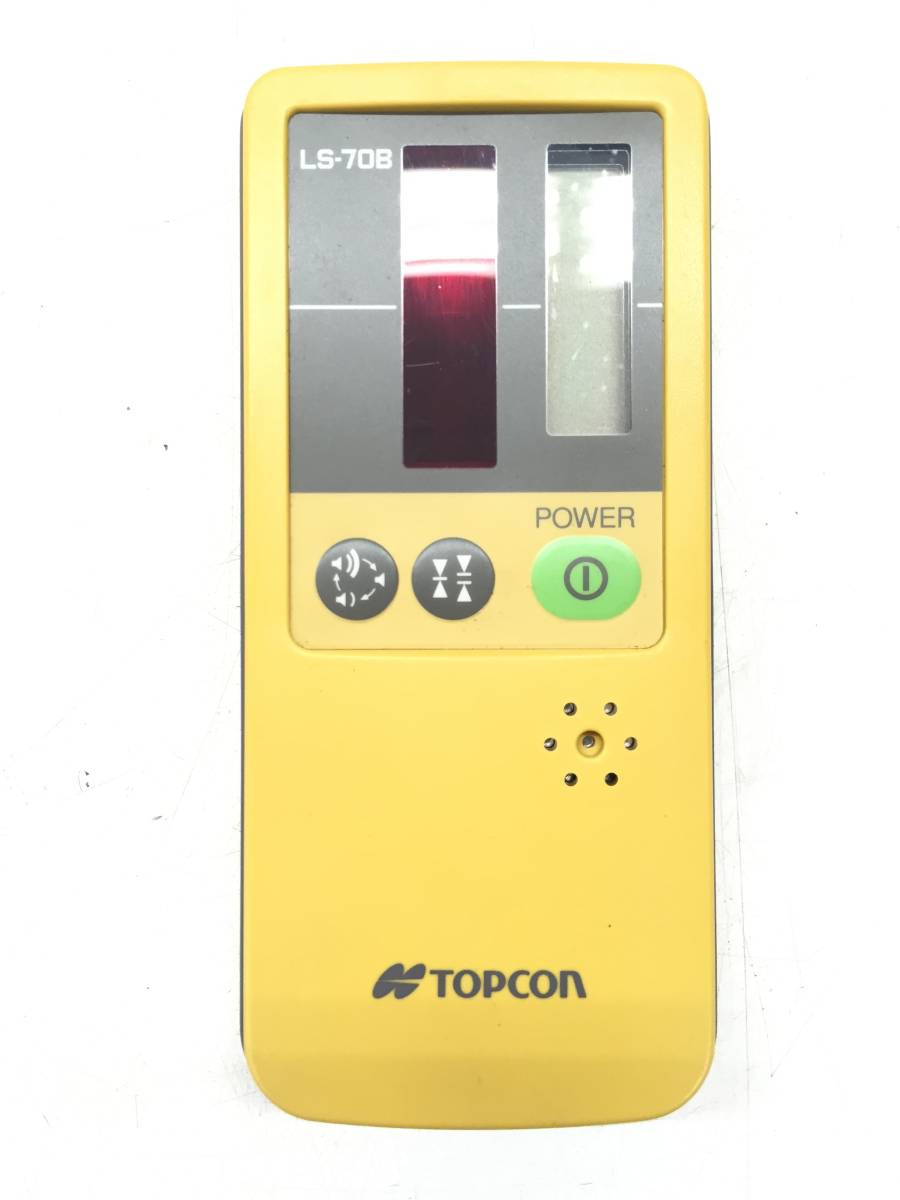 10373688 通電確認 TOPCON トプコン LS-70B レーザーレベル 受光器 ホルダーセット 管 a0703-3(光学測定器 ...
